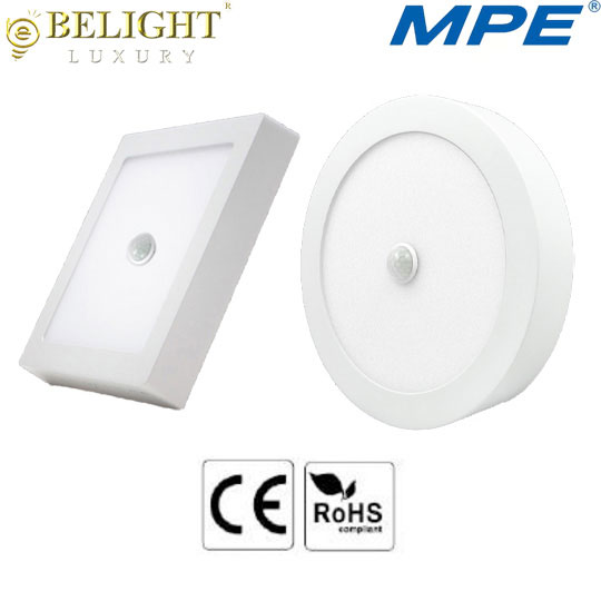 Đèn Led ốp trần cảm biến chuyển động MPE series SRPL-MS/ SSPL-MS 12W ...